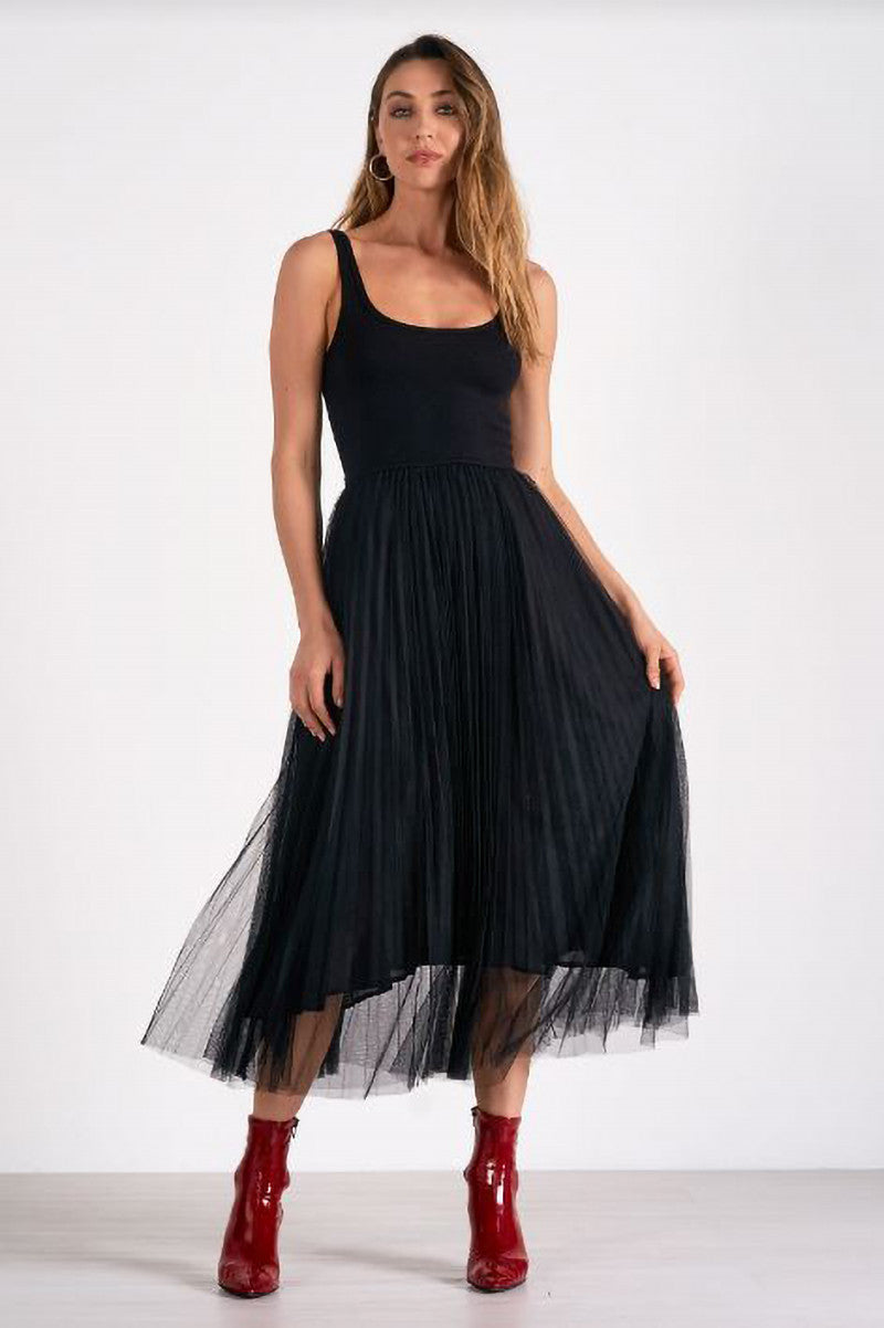 TANK MAXI TULLE SKIRT DRESS – M.Fredric