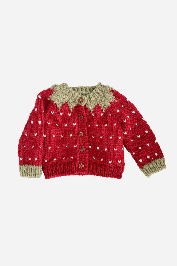 STRAWBERRY CARDIGAN – M.Fredric